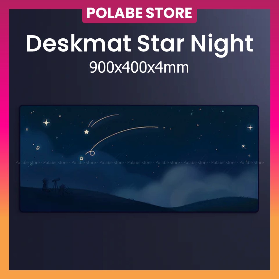 Deskmat STAR NIGHT Clone large mouse pad, keyboard pad size 90x40cm ...