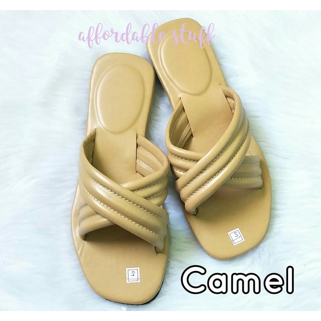 MARIKINA FLATS / SANDALS ( EKIS X DESIGN ) | Shopee Philippines