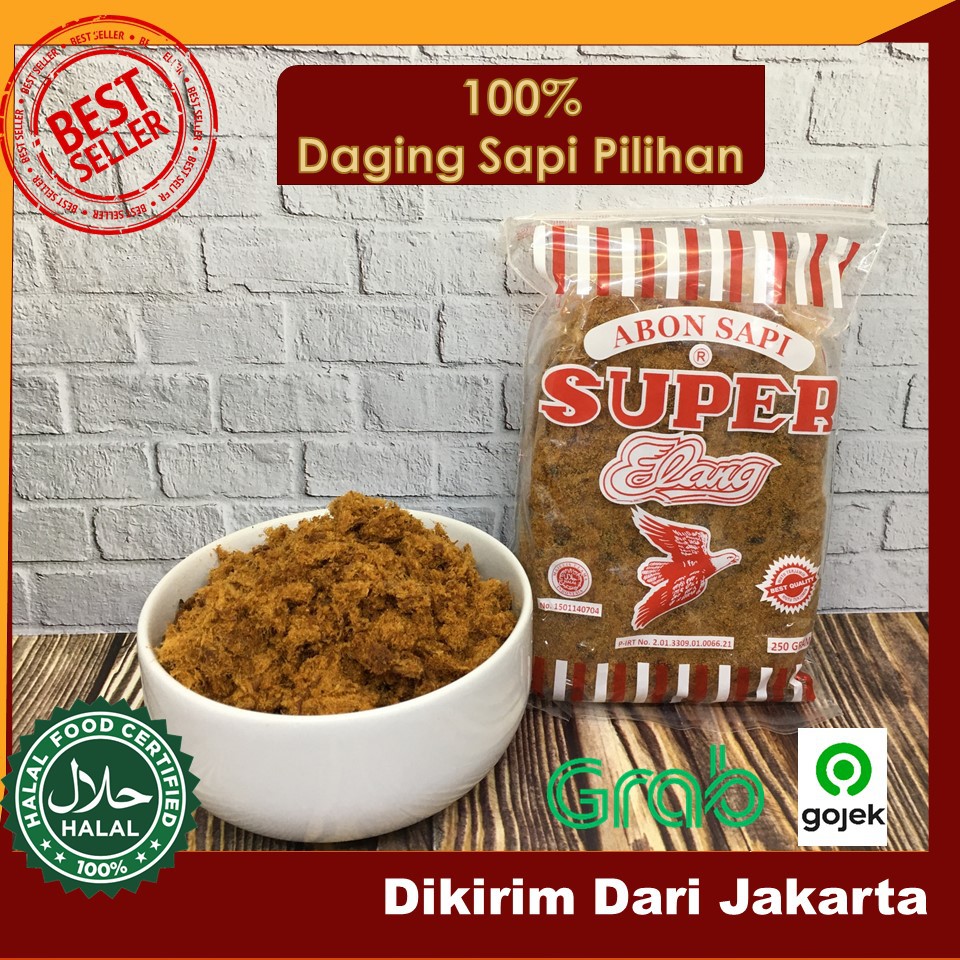 Super CAP ELANG Original Beef Shredded 100g Sweet Beef Shredded And ...