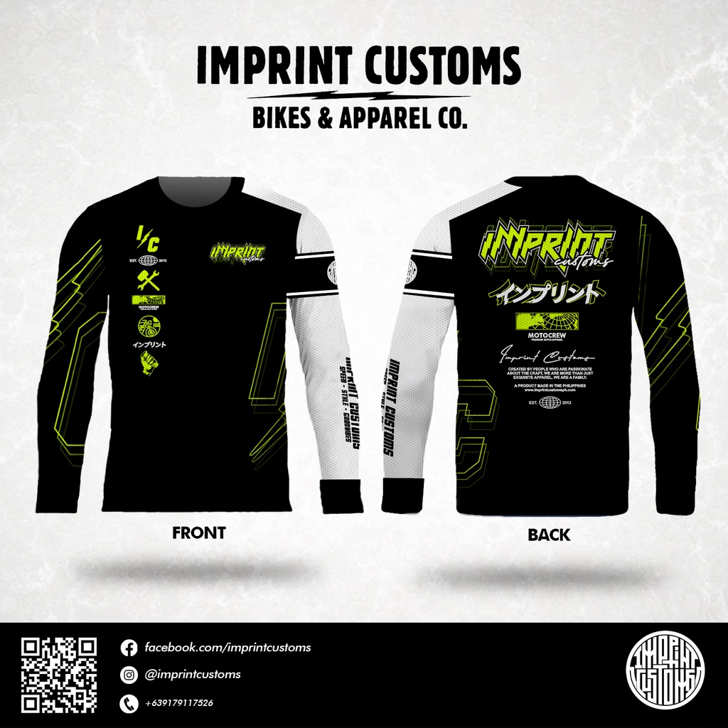 Imprint Customs - Nero Hybrid Riding Jersey | Shopee Philippines