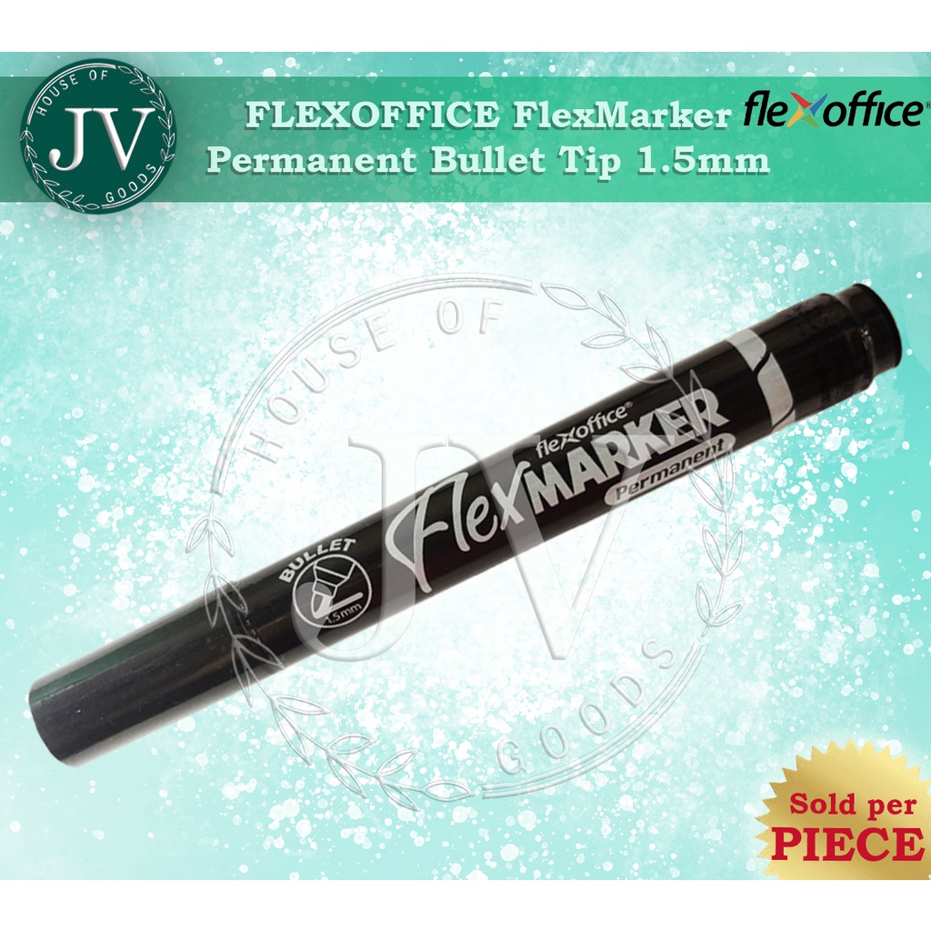 Flex Permanent Marker Black 1pc | Shopee Philippines