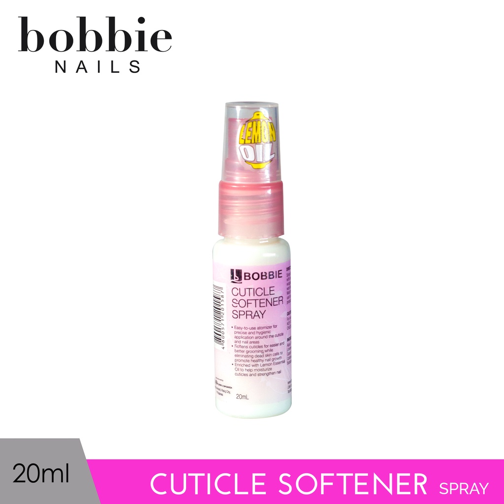 Bobbie Nails Cuticle Softener Spray 20ml | Shopee Philippines