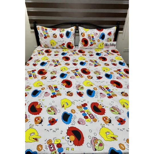 sesame street elmo canadian cotton bedsheet #sesamestreet | Shopee ...