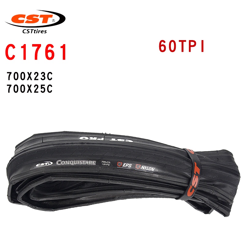 CST Road Bike Tire C1761 Bike Spare Parts 700C Folding Stab Proof Tyre ...