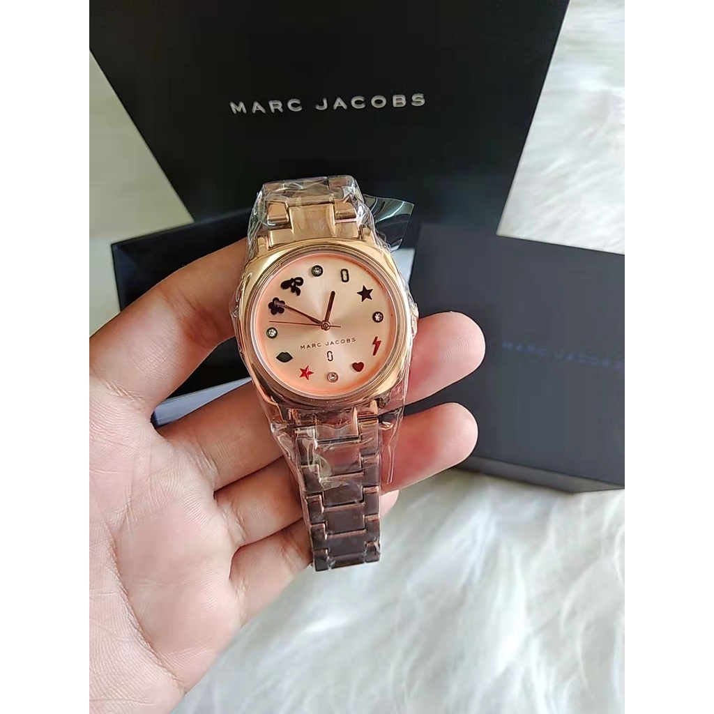 MJ Watch Square style Marc Jacobs Mandy Ladies Watch MJ3549 | Shopee ...