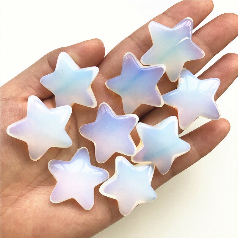 1pc Artificial Opal Stone Star Shaped Natural Stone Jewelry Making ...