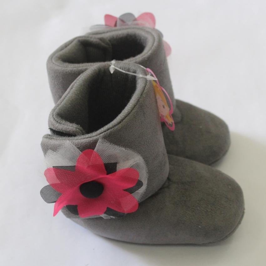 Pantoufle Baby boots (Grey) | Shopee Philippines
