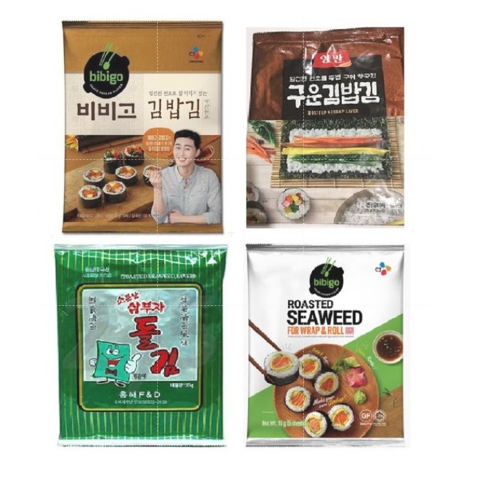 Bibigo Sambuja Dongwon Roasted Seaweed for Gimbap/Kimbap | Shopee ...