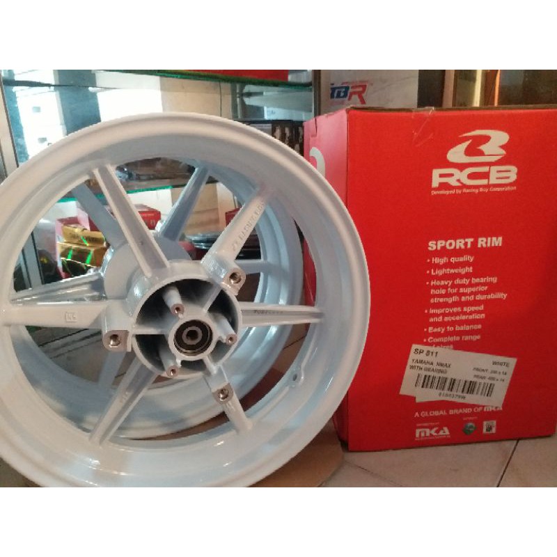 RCB RB6 Mags for Yamaha Nmax with Bearing White 14" | Shopee Philippines