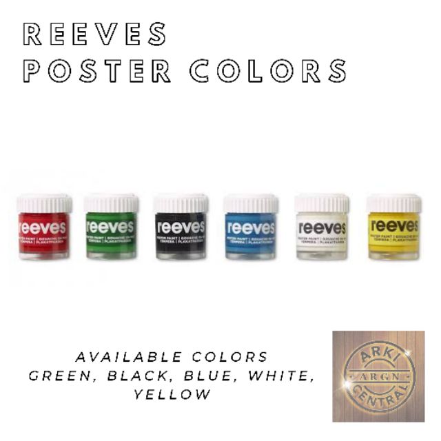 REEVES POSTER COLOR/PAINT 22ML | Shopee Philippines