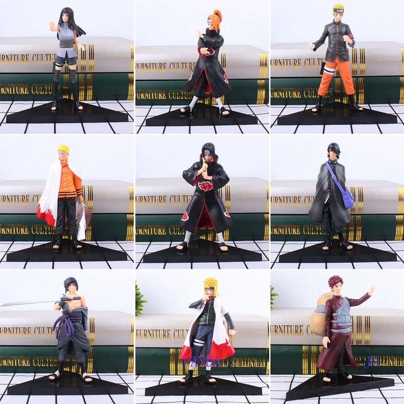 Panda Anime Naruto Hokage Kakashi Sasuke Action Figure Anime Puppets ...