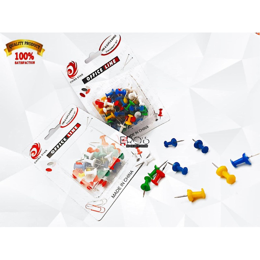 Bulletin Board Push Pins Sets of 2 | Shopee Philippines