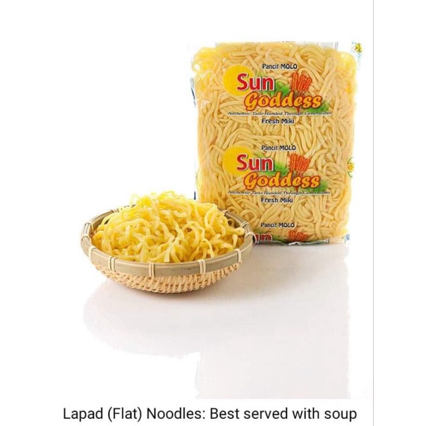 Fresh Pancit Sun Goddess Miki(Flat/Lapad)500g | Shopee Philippines