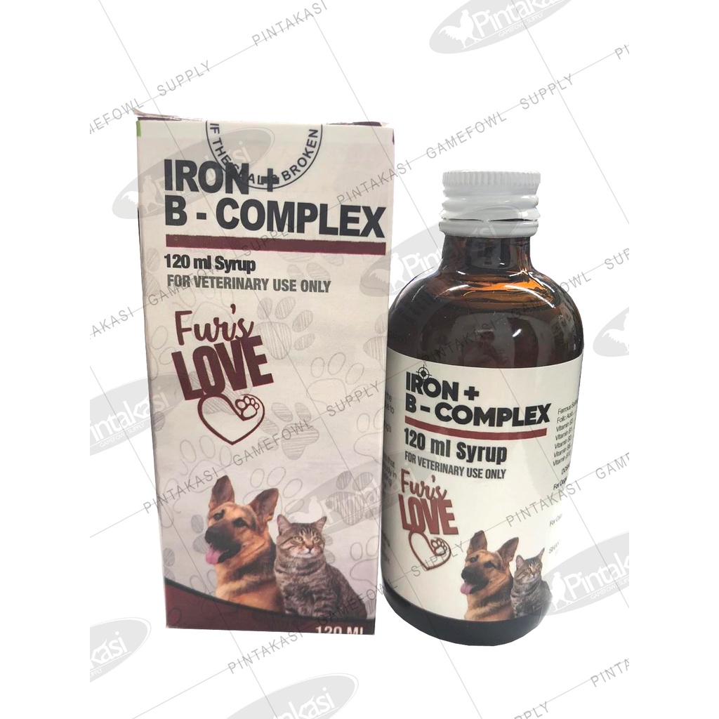 Fur's Love Iron + B-Complex Syrup 120mL for Dogs and Cats | Shopee ...
