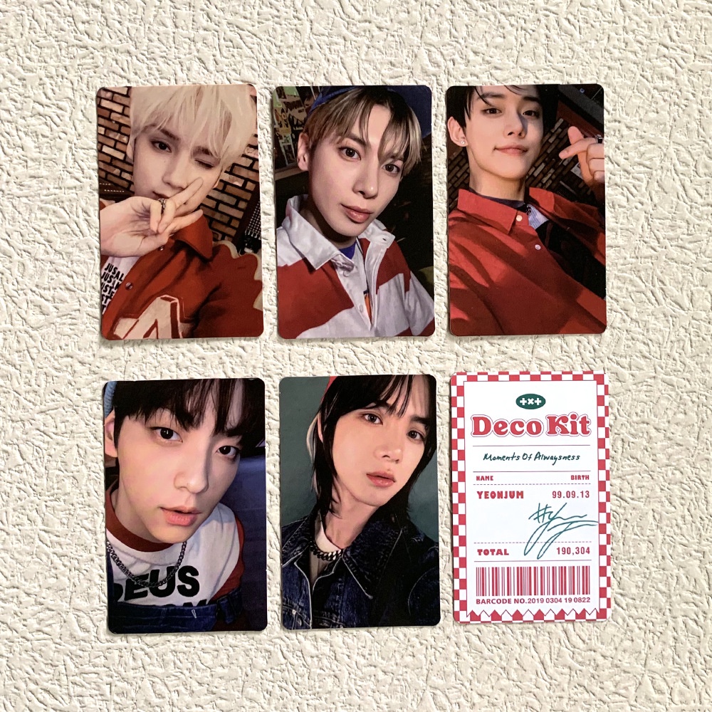 Kpop TXT DECO KIT Photocard Set Postcard for Fans Gift | Shopee Philippines