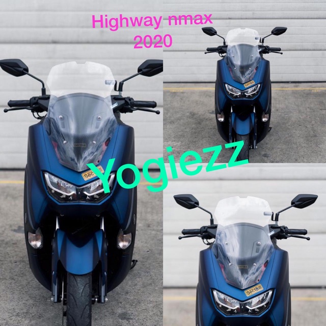 Windshield all new yamaha nmax 2020 highway sectbill visor sectbill ...