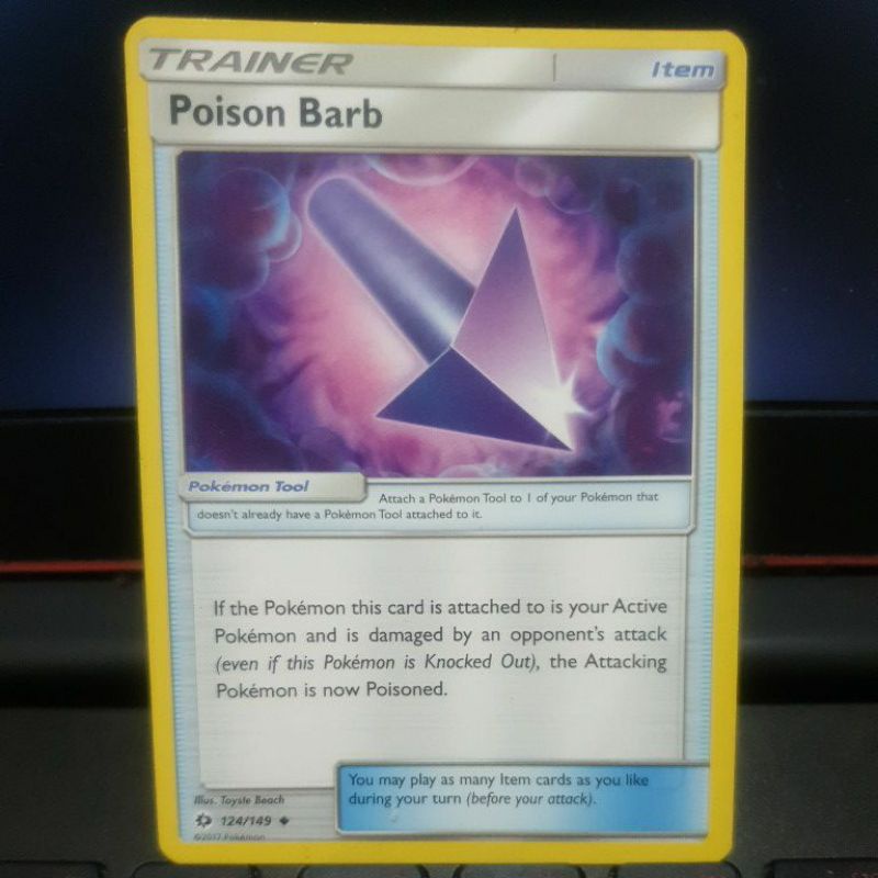Poison Barb - 124/149 - Uncommon Sun & Moon (Base Set) | Shopee Philippines