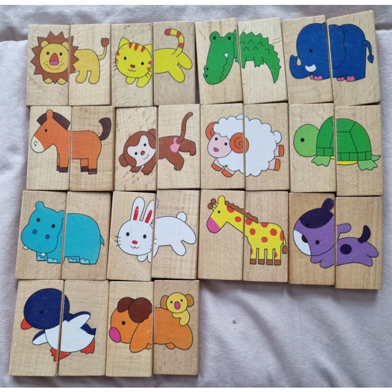 Real Wood Animal Shape Puzzle | Shopee Philippines