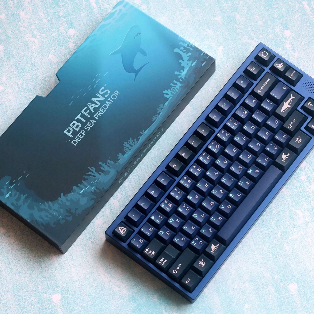 KBDfans Pbt Fans Deep Sea Predator Keycaps | Shopee Philippines