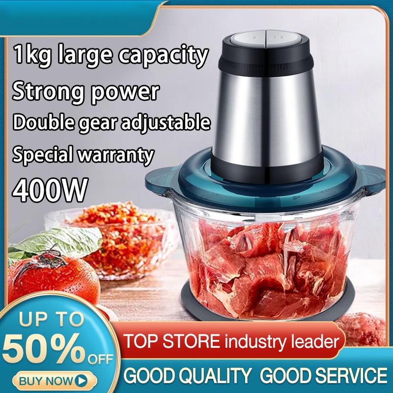 304 2L Electric Meat Grinder Mincer Food Chopper Stainless Steel Food ...