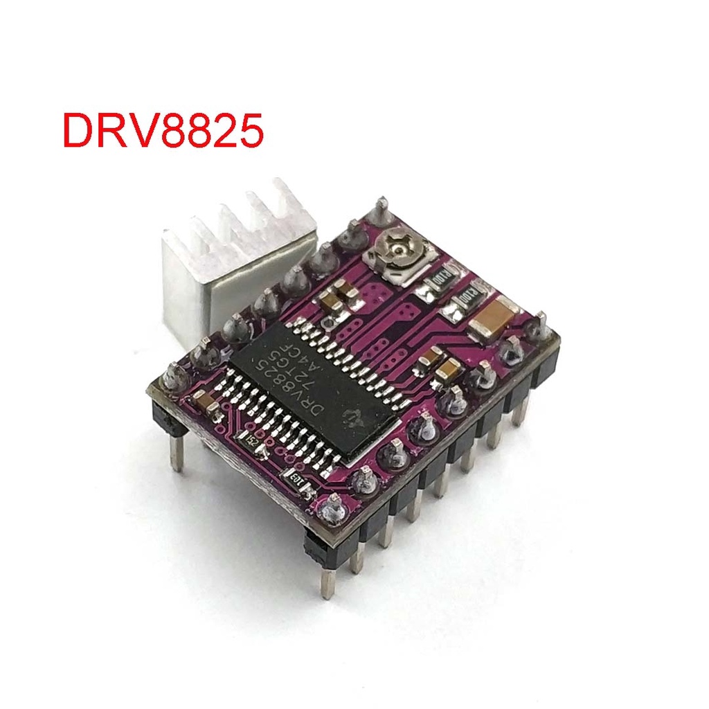 3D Printer Parts StepStick DRV8825 Stepper Motor Driver With Heat Sink ...