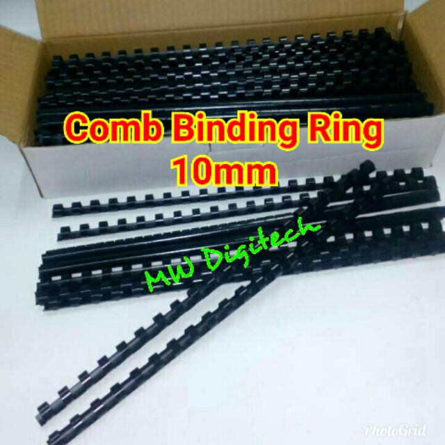 Plastic Ring for Comb Binding, sizes 6, 8, 10, 12, 14, 16, 19, 25,mm ...