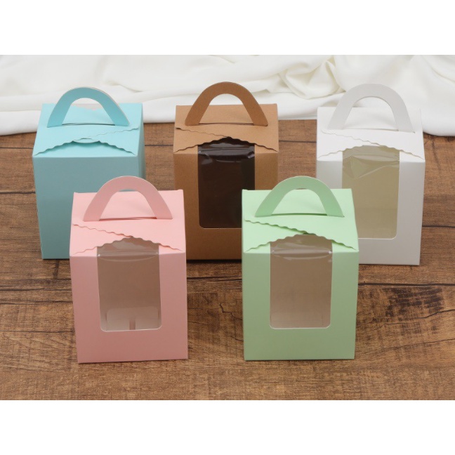 Solo cupcake box with handle 1 hole (10/50pcs) | Shopee Philippines