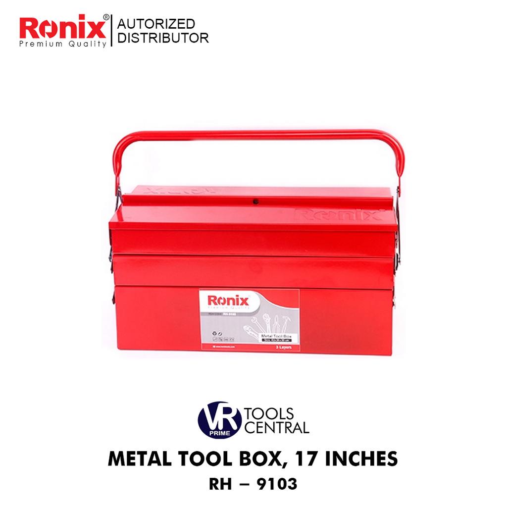 Ronix® By VR Prime - Metal Tool Box, 17 Inches (code: RH-9103) | Shopee ...