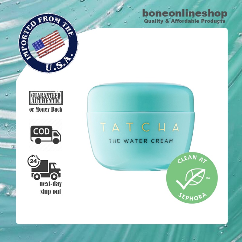 Tatcha The Water Cream Oil-Free Pore Minimizing Moisturizer, 5ml #1268 ...