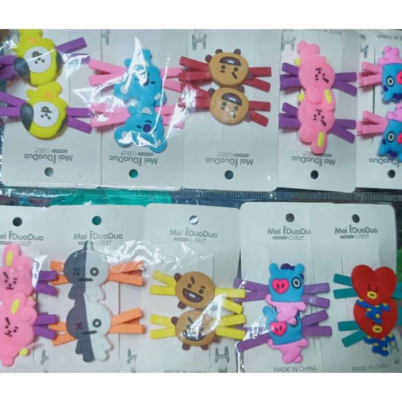 bts bt21 korean hair clip bt 21 accessories per pair/ 1 pair only ...