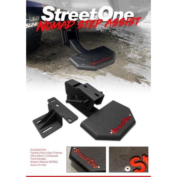 Mitsubishi Strada 2015-2023 Street One Rear Bumper T step / Rear Tstep ...