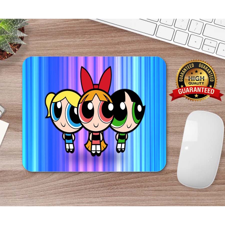 Powerpuff Girls Mouse Pad 5mm Thick High Quality Prints Quality ...