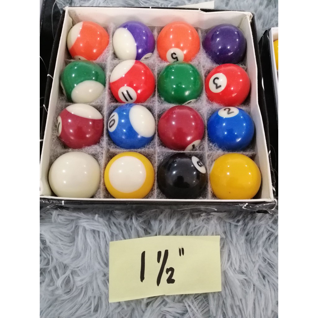 BILLIARD BALL SET (DIFFERENT SIZES) | Shopee Philippines