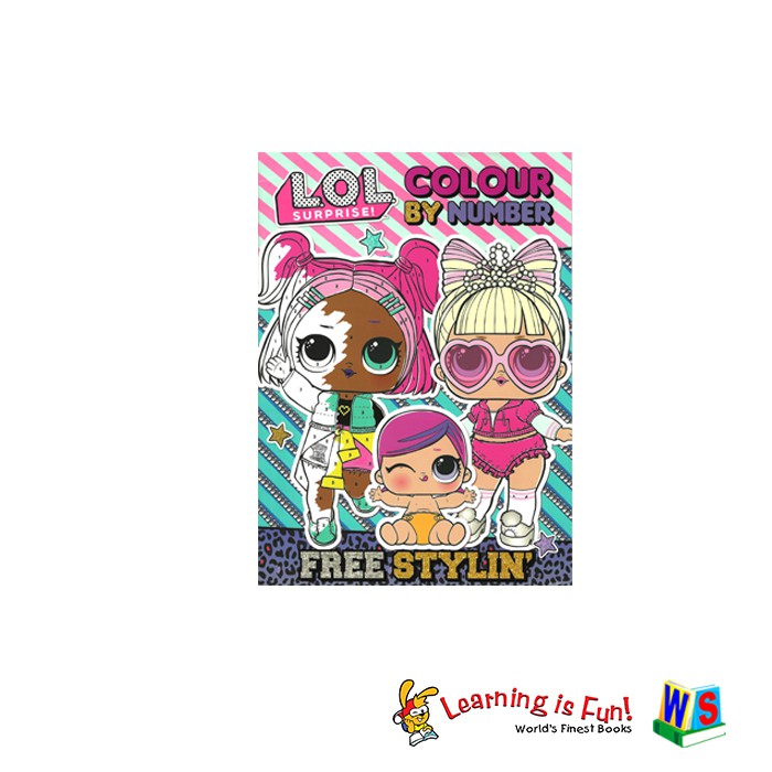 WS NICKELODEON COLOR BY NUMBER-LOL SURPRISE | Shopee Philippines
