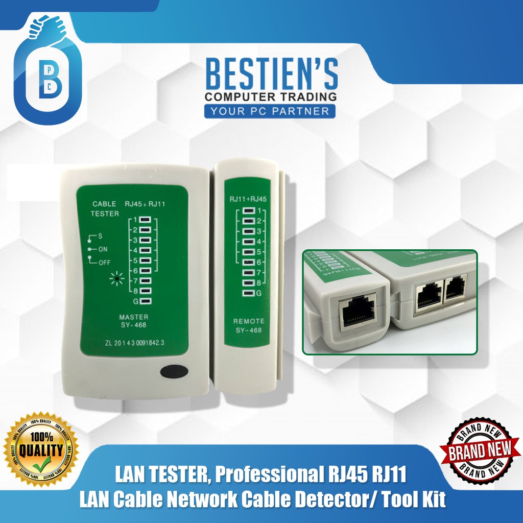 LAN TESTER, Professional RJ45 RJ11 LAN Cable Network Cable Detector ...