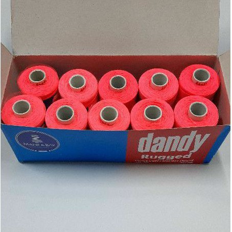 10 Spools Dandy Neon Color Tkt 30 Rugged | Shopee Philippines