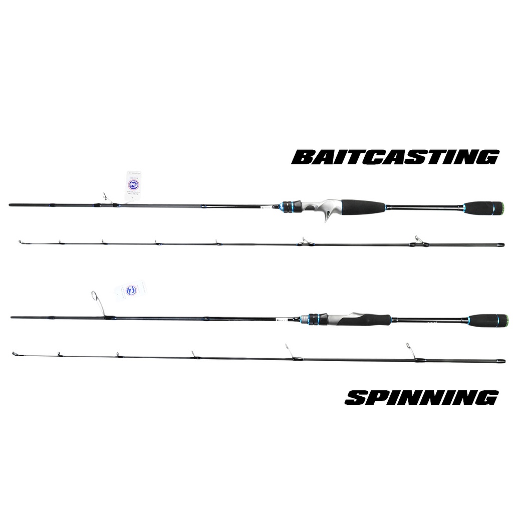 DARKHORSE FUJI Guide Fishing Rod 1.8M/2.1M Medium 25LB Spinning Rod ...