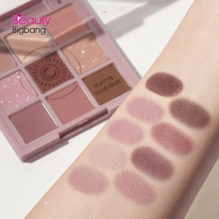 9-color Eyeshadow Palette, Long Lasting Matte Color Palette | Shopee ...