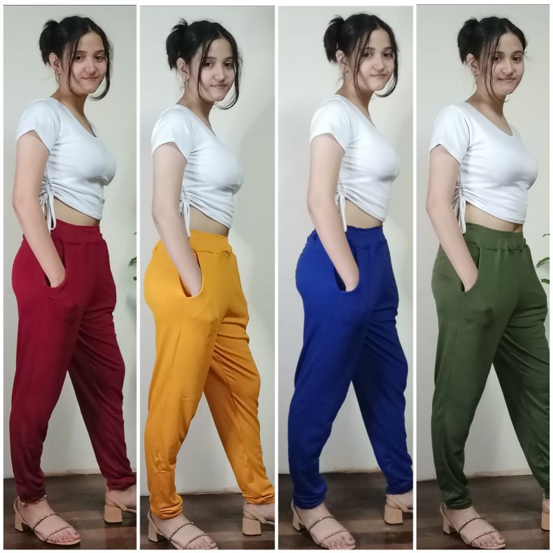 EJ Plain Jogger Pants | Shopee Philippines