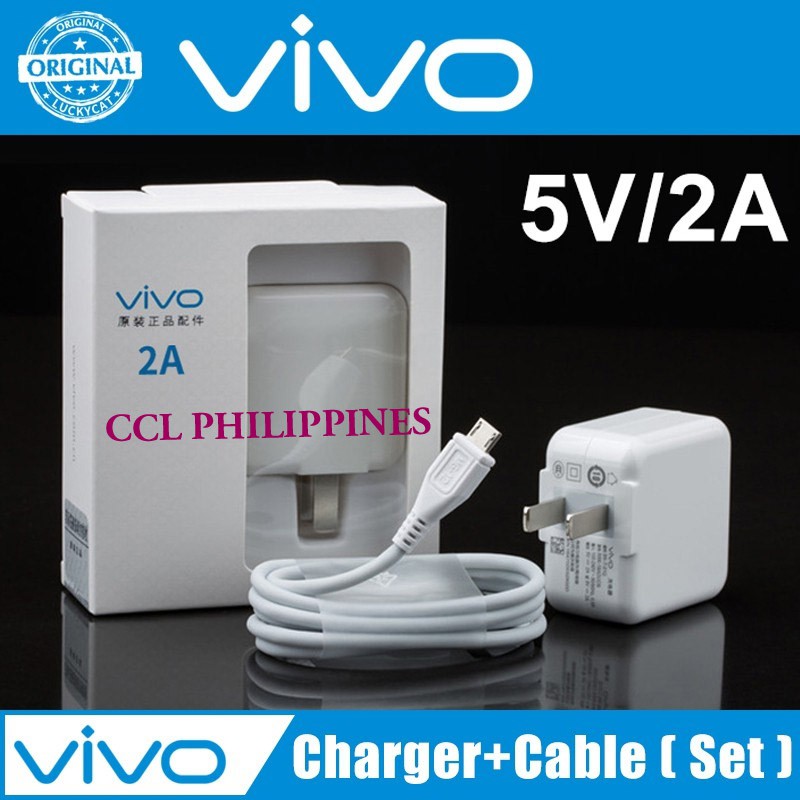 VIVO Charger Micro USB 5V/2A Fast Charger Data Cable Adapter Set ...