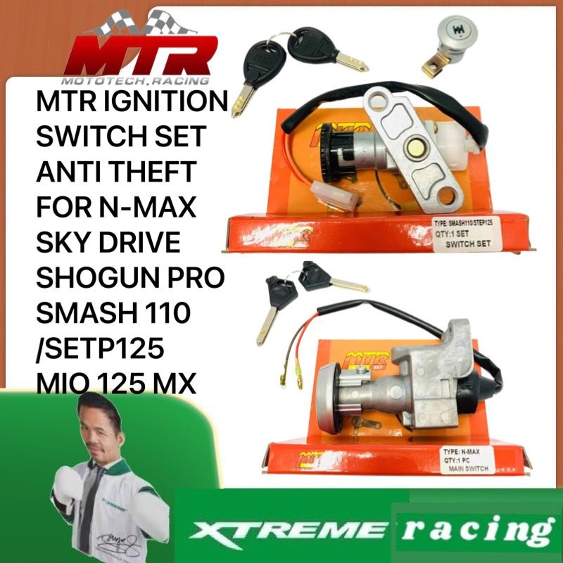IGNITION SWITCH SET ANTI THEFT MTR FOR N-MAX SKY DRIVE SHOGUN PRO SMASH ...