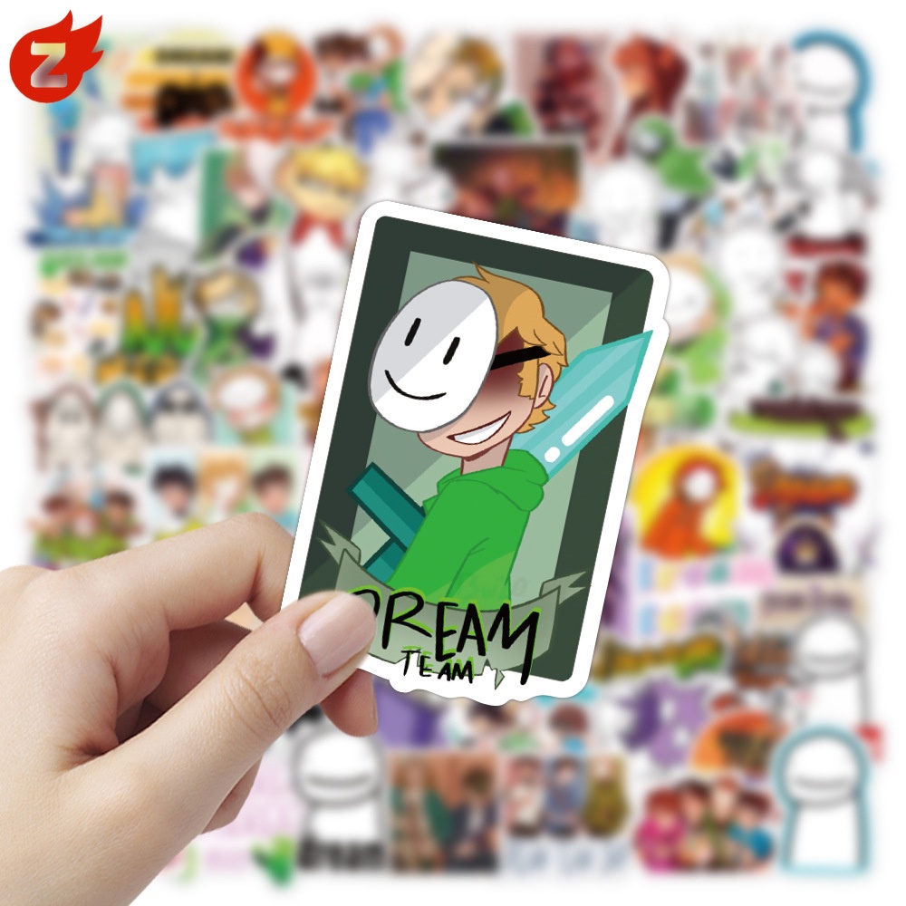 DSMP~ Dream Smp Stickers~100pcs/set Waterproof Graffiti Stickers ...
