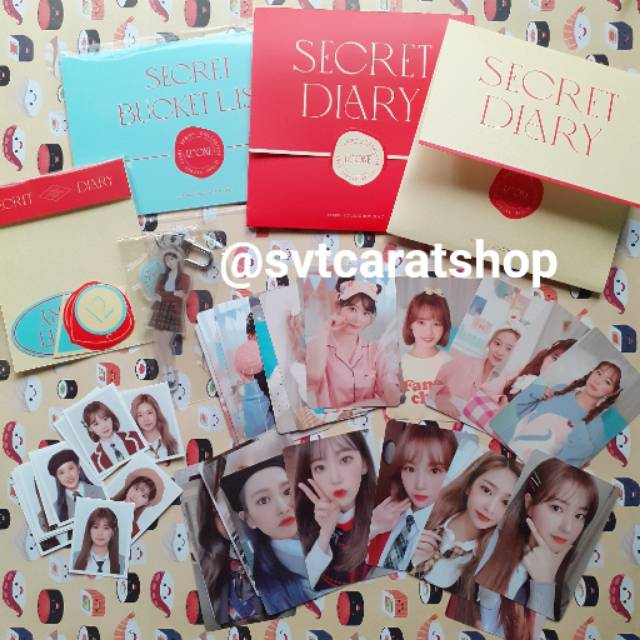 Izone SECRET DIARY SPRING COLLECTION PHOTOBOOK PACKAGE SHARING GOODS ...