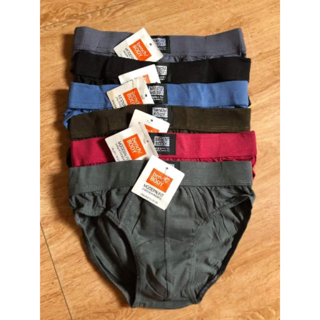 original Bench brief 6 pcs Assorted color only no choosing | Shopee ...