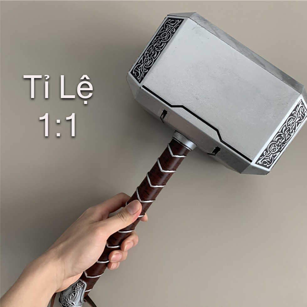 Thor Mjolnir Hammer Model 1:1 scale - Elastic PU plastic | Shopee ...