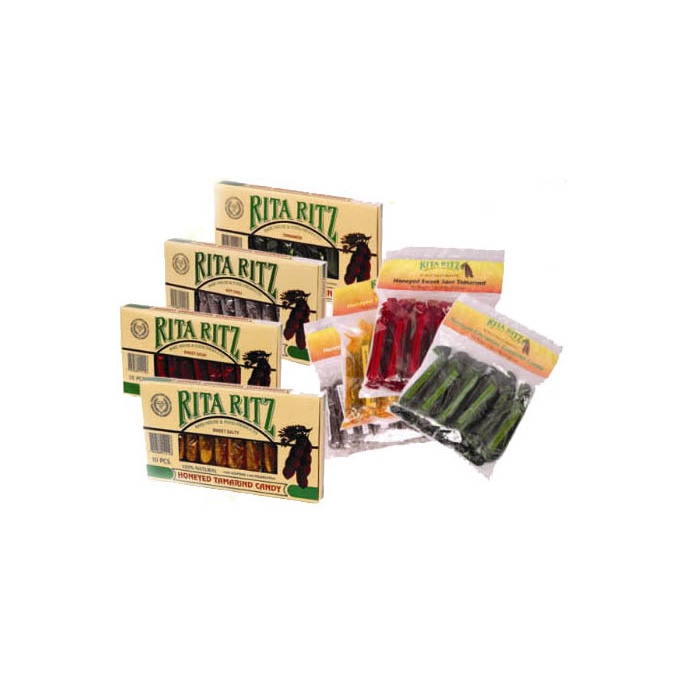 RITA RITZ Honeyed Tamarind Candy - Sweet Sour (Red), Sweet Salty ...