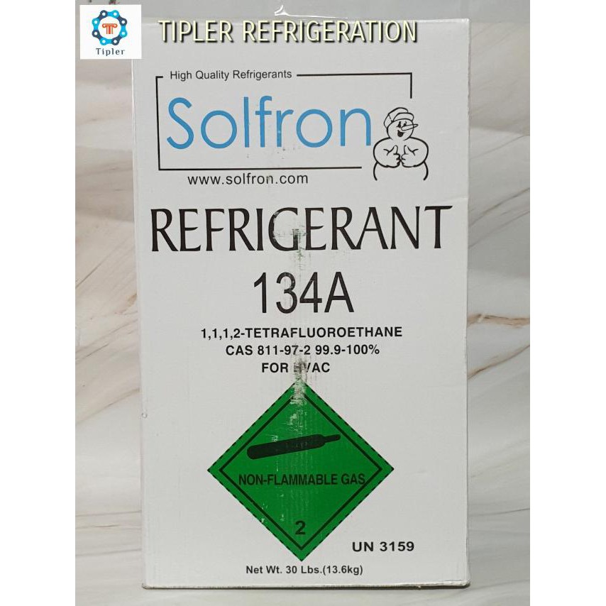 SOLFRON R134a Refrigerant (134a) 13.6kg | Shopee Philippines