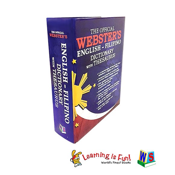 WS THE OFFICIAL WEBSTER'S ENGLISH-FILIPINO DICTIONARY with THESAURUS ...
