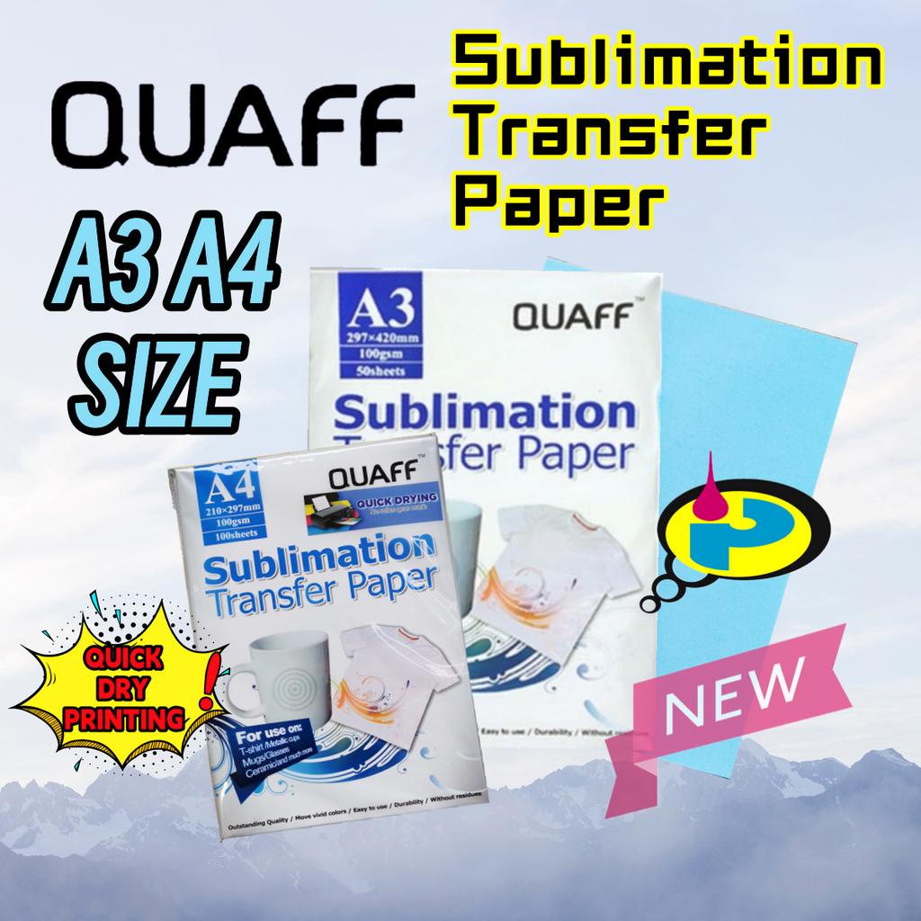 A4 A3 size Quaff sublimation transfer green paper 100gsm NEW UPDATED green | Shopee Philippines