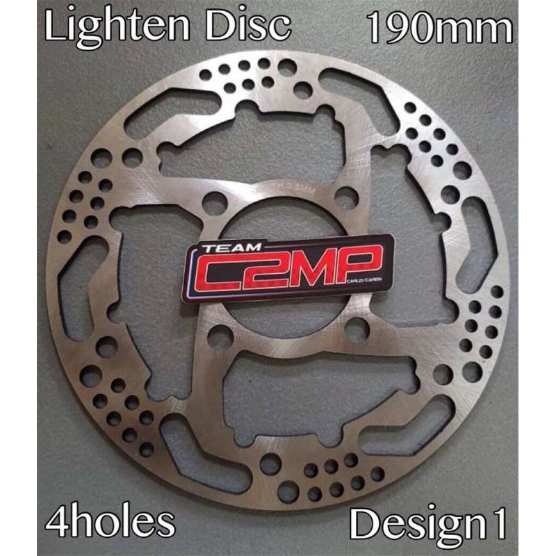 Rotor Disc Plate Mio i 125 4 Holes and 3 holes 190mm | Shopee Philippines